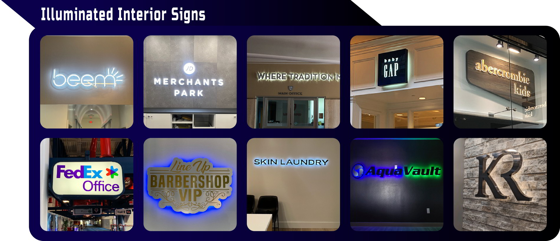 Houston, TX Interior Sign Experts – Branding & Wayfinding Signs | 1 ...